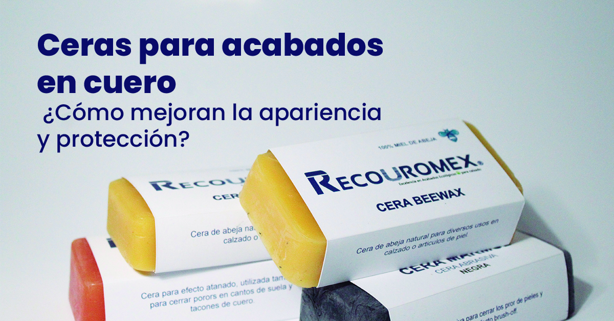 Ceras para acabados en cuero